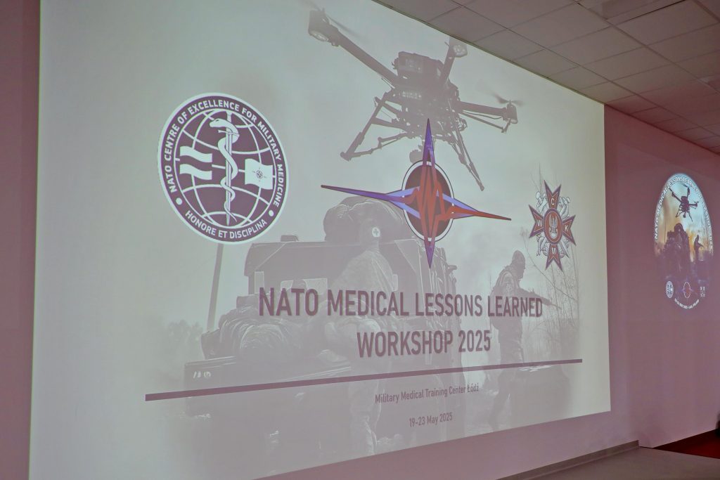 Dr n. med. Justyna Towarek na warsztatach NATO Medical Lessons Learned ...